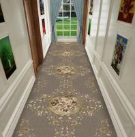 China Polyester Fiber Commercial Floor Mat 60cm to 200cm Width for Hotel Entrance Corridor Stairway for sale