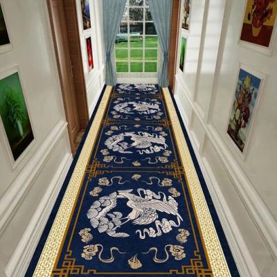 China Commercial Entrance Corridor Stairway Hotel Floor Mat 100cm Width Polyester for sale