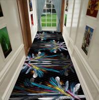 China Commercial Entrance Corridor Stairway Hotel Floor Mat 100cm Width Polyester for sale