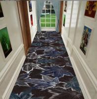 China Commercial Entrance Corridor Stairway Hotel Floor Mat 100cm Width Polyester for sale
