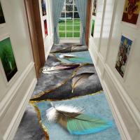 China Commercial Entrance Corridor Stairway Hotel Floor Mat 100cm Width Polyester for sale