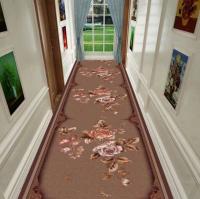 China Rectangle Commercial Floor Mat 60x80cm Polyester Entrance Corridor Hotel Large for sale