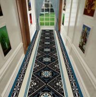 China Rectangle Commercial Floor Mat 60x80cm Polyester Entrance Corridor Hotel Large for sale
