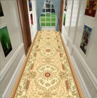 China Rectangle Commercial Floor Mat 60x80cm Polyester Entrance Corridor Hotel Large for sale