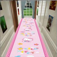 China Rectangle Commercial Floor Mat 60x80cm Polyester Entrance Corridor Hotel Large for sale