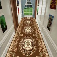 China Rectangle Commercial Floor Mat 60x80cm Polyester Entrance Corridor Hotel Large for sale