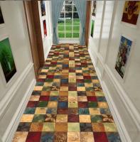 China Rectangle Commercial Floor Mat 60x80cm Polyester Entrance Corridor Hotel Large for sale