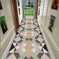China Rectangle Commercial Floor Mat 60x80cm Polyester Entrance Corridor Hotel Large for sale