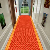 China Rectangle Commercial Floor Mat 60x80cm Polyester Entrance Corridor Hotel Large for sale