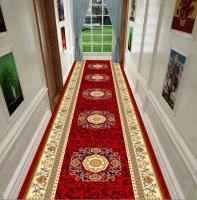 China 100cm Width Square Hotel Commercial Floor Mat Polyester Entrance Corridor Stairway for sale