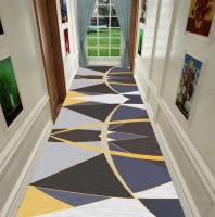 China 100cm Width Square Hotel Commercial Floor Mat Polyester Entrance Corridor Stairway for sale