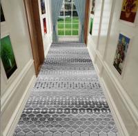 China 100cm Width Square Hotel Commercial Floor Mat Polyester Entrance Corridor Stairway for sale