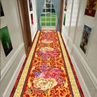 China 3D Printed Feather Large Commercial Floor Mat Polyester 60x80cm Customizable Hotel Entrance for sale