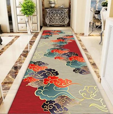 China Custom Polyester Commercial Floor Mat 60-200cm Width for Hotel Entrance Corridor Stairway for sale