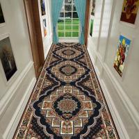 China European Classical Style Large Commercial Floor Mat Hotel Entrance Corridor Stairway 100% Polyester for sale