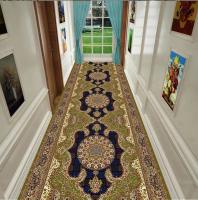 China European Classical Style Large Commercial Floor Mat Hotel Entrance Corridor Stairway 100% Polyester for sale