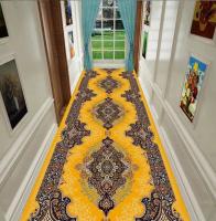 China European Classical Style Large Commercial Floor Mat Hotel Entrance Corridor Stairway 100% Polyester for sale