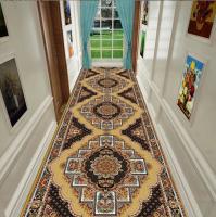 China European Classical Style Large Commercial Floor Mat Hotel Entrance Corridor Stairway 100% Polyester for sale
