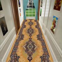 China European Classical Style Large Commercial Floor Mat Hotel Entrance Corridor Stairway 100% Polyester for sale