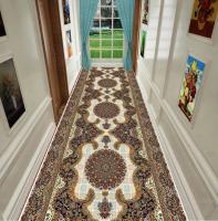 China European Classical Style Large Commercial Floor Mat Hotel Entrance Corridor Stairway 100% Polyester for sale