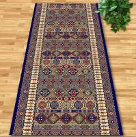 China Persian Classical Commercial Floor Mat 60x80cm Polyester for Hotel Entrance Corridor Stairway for sale