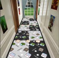 China Customizable Polyester Commercial Floor Mat 60-200cm Width for Hotel Entrance Corridor Stairway for sale