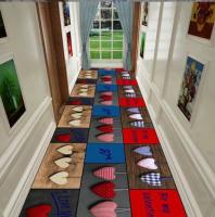 China Customizable Polyester Commercial Floor Mat 60-200cm Width for Hotel Entrance Corridor Stairway for sale