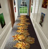 China Customizable Polyester Commercial Floor Mat 60-200cm Width for Hotel Entrance Corridor Stairway for sale