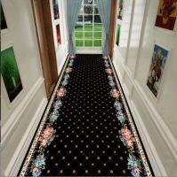 China Customizable Polyester Commercial Floor Mat 60-200cm Width for Hotel Entrance Corridor Stairway for sale