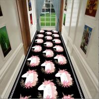 China Customizable Polyester Commercial Floor Mat 60-200cm Width for Hotel Entrance Corridor Stairway for sale