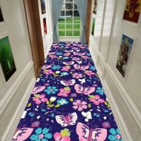 China Customizable Polyester Commercial Floor Mat 60-200cm Width for Hotel Entrance Corridor Stairway for sale