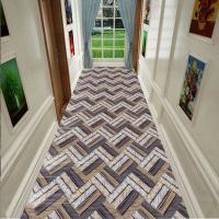 China Customizable Polyester Commercial Floor Mat 60-200cm Width for Hotel Entrance Corridor Stairway for sale
