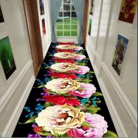 China Customizable Polyester Commercial Floor Mat 60-200cm Width for Hotel Entrance Corridor Stairway for sale