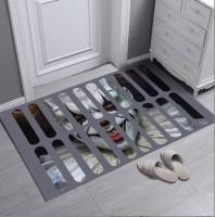 China Customizable Polypropylene Rectangle Door Mat 40x60cm Machine Washable Halloween Carpet for sale