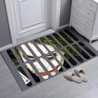 China Customizable Polypropylene Rectangle Door Mat 40x60cm Machine Washable Halloween Carpet for sale