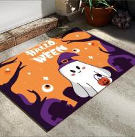China Customizable Polypropylene Rectangle Door Mat 40x60cm Machine Washable Halloween Carpet for sale