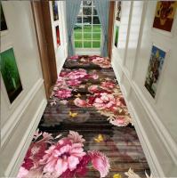 China Custom Polyester Fiber Commercial Entrance Mat 60x80cm Hotel Corridor Carpet for sale