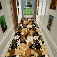 China Custom Polyester Fiber Commercial Entrance Mat 60x80cm Hotel Corridor Carpet for sale