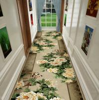 China Custom Polyester Fiber Commercial Entrance Mat 60x80cm Hotel Corridor Carpet for sale