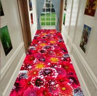 China Custom Polyester Fiber Commercial Entrance Mat 60x80cm Hotel Corridor Carpet for sale