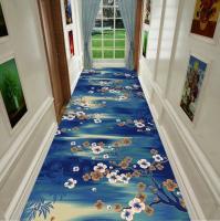 China Custom Polyester Fiber Commercial Entrance Mat 60x80cm Hotel Corridor Carpet for sale