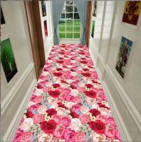 China Custom Polyester Fiber Commercial Entrance Mat 60x80cm Hotel Corridor Carpet for sale