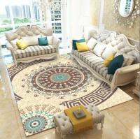 China 80x120cm Blending Crystal Velvet Living Room Floor Carpet Modern European Style Machine Washable for sale