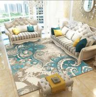 China 80x120cm Blending Crystal Velvet Living Room Floor Carpet Modern European Style Machine Washable for sale