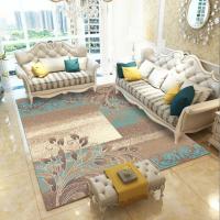 China 80x120cm Blending Crystal Velvet Living Room Floor Carpet Modern European Style Machine Washable for sale
