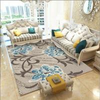 China 80x120cm Blending Crystal Velvet Living Room Floor Carpet Modern European Style Machine Washable for sale