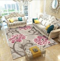 China 80x120cm Blending Crystal Velvet Living Room Floor Carpet Modern European Style Machine Washable for sale