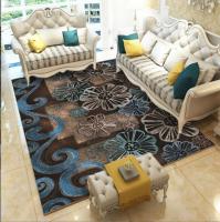 China 80x120cm Blending Crystal Velvet Living Room Floor Carpet Modern European Style Machine Washable for sale