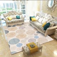 China 80x120cm Blending Crystal Velvet Living Room Floor Carpet Modern European Style Machine Washable for sale
