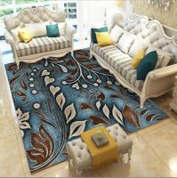 China 80x120cm Blending Crystal Velvet Living Room Floor Carpet Modern European Style Machine Washable for sale
